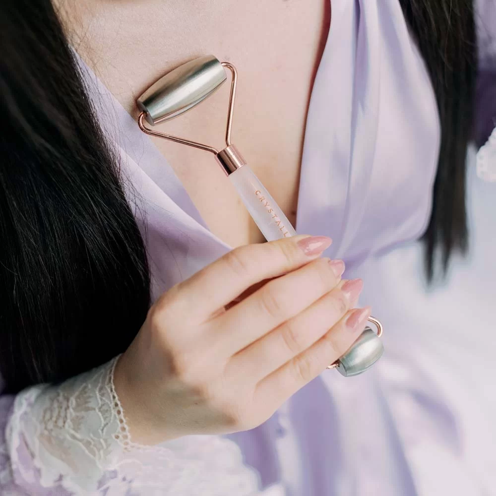 CRYSTALLOVE Cryo Ice Beauty set - stainless steel face massage set ...